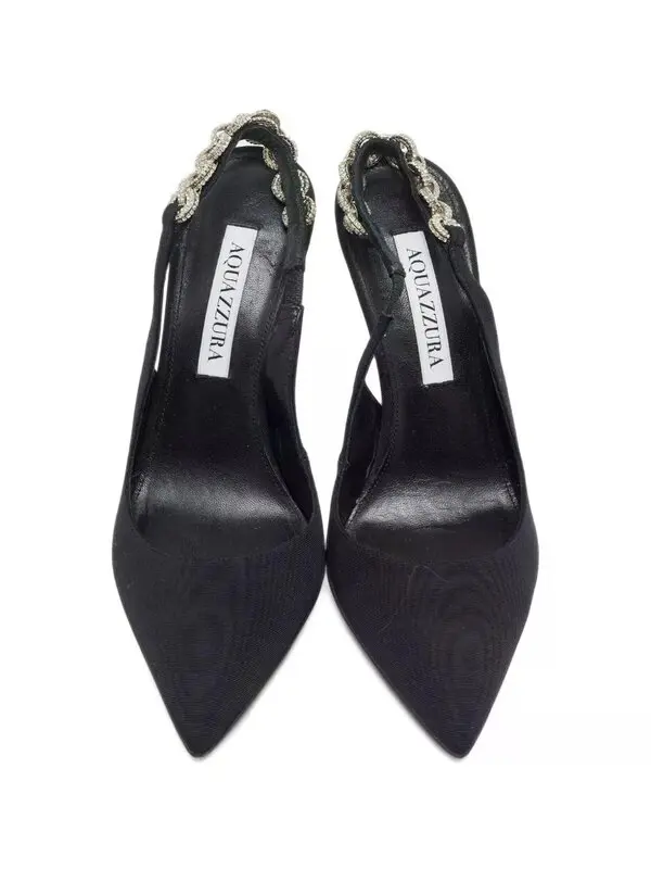 AQUAZZURA Love Link Slingback Heeled Pumps