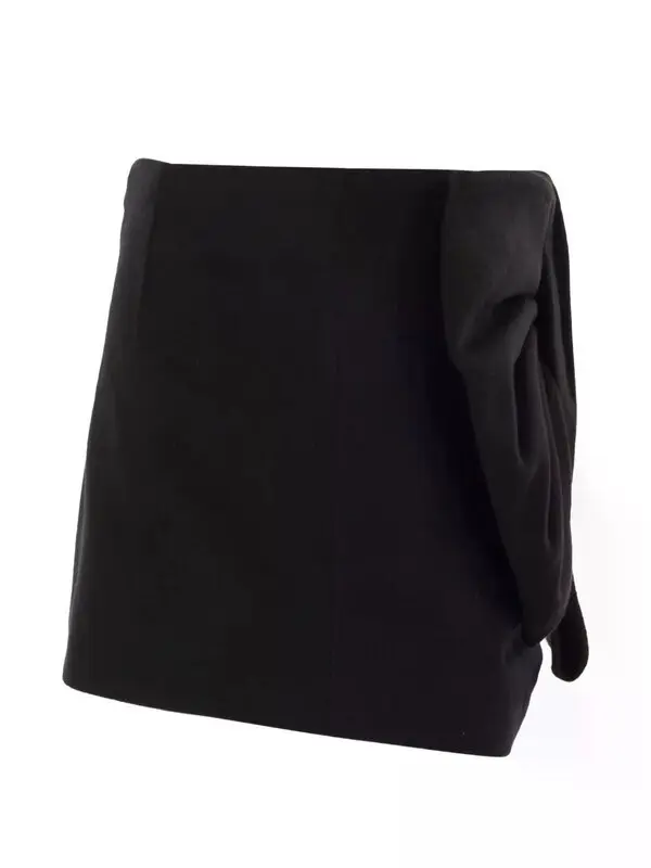 7 For All Mankind Bow-detail Mini Skirt
