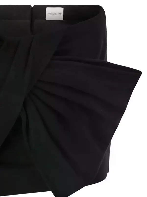 7 For All Mankind Bow-detail Mini Skirt