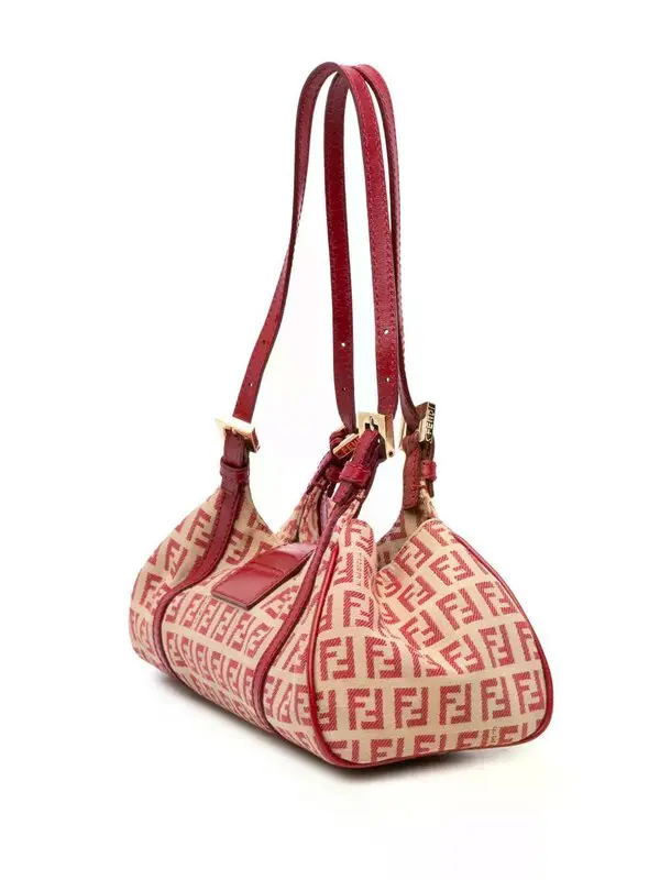 Fendi 2000-2010 Zucchino Canvas Sporty Shoulder Bag