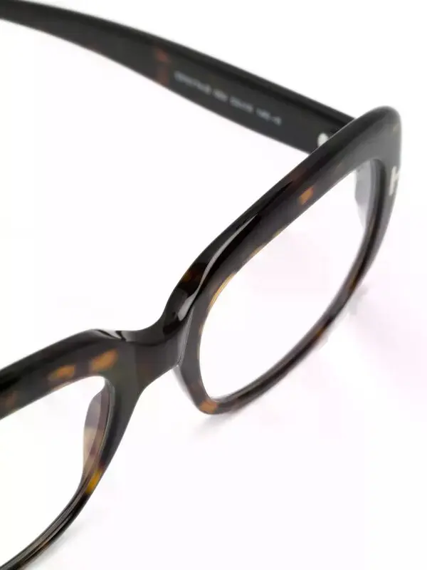 TOM FORD EYEWEAR Tortoiseshell-effect Rectangle-frame Glasses