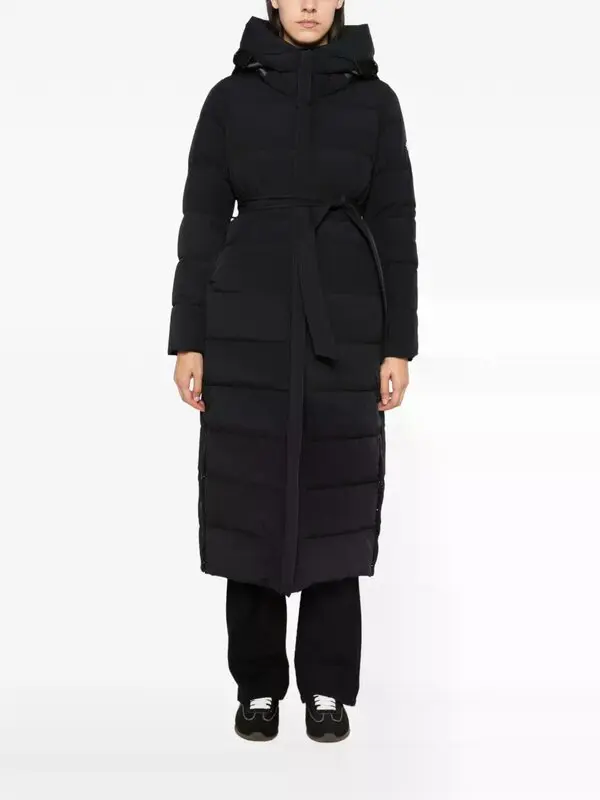 SEA WING Hooded Belted Coat