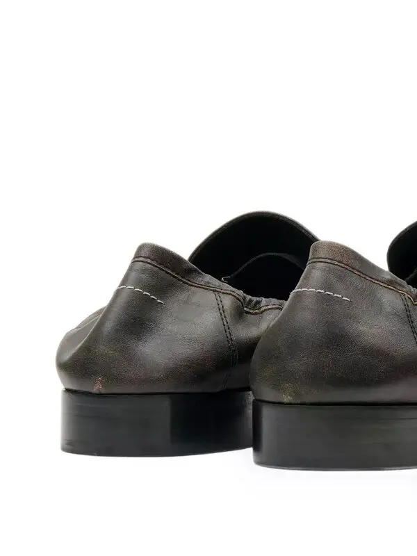 MAISON MARGIELA Swing-toe Leather Loafers