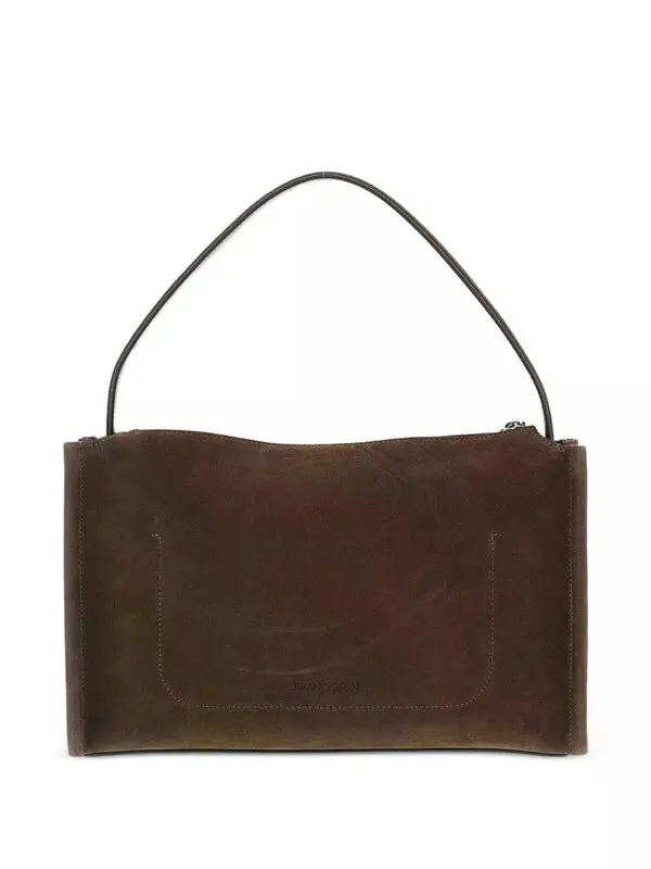 JW Anderson Medium Loafer Suede Shoulder Bag