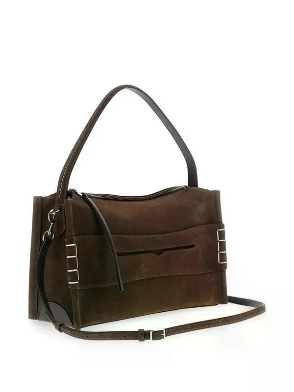 JW Anderson Medium Loafer Suede Shoulder Bag