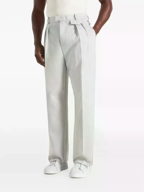 Manière De Voir Pierre In Light Twin Pleat Tailored Trousers