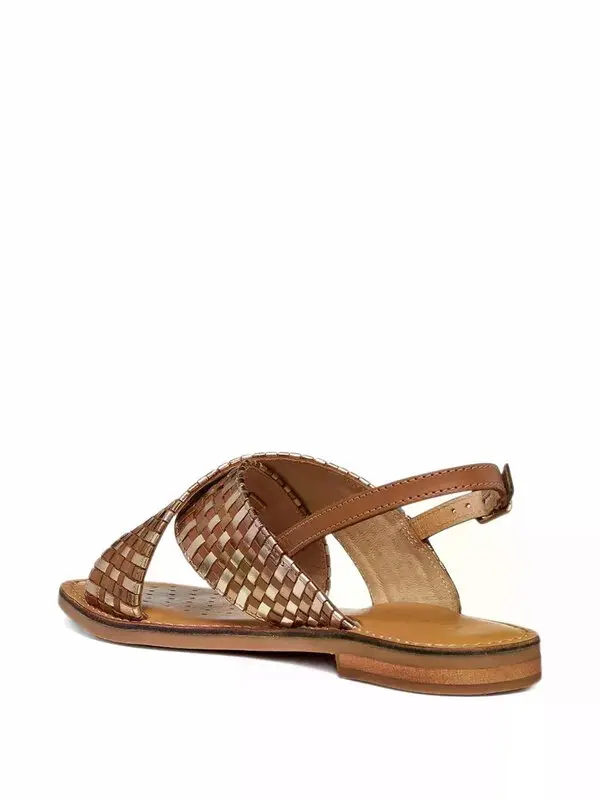 Geox Maddalusia C Woven Criss-cross Sandals