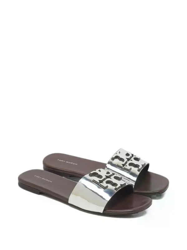 Tory Burch Ines Patent-leather Flat Sandals