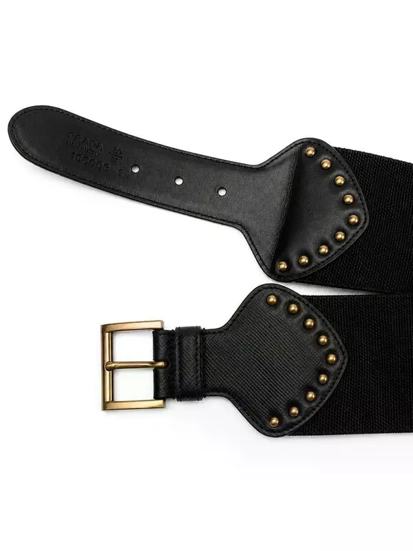 Prada Studded Elasticated Belt
