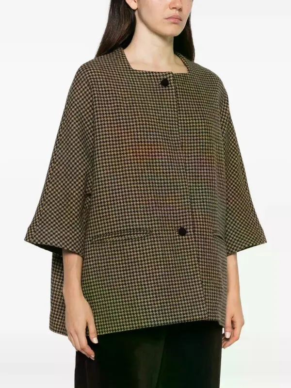 DANIELA GREGIS Houndstooth Wool Jacket