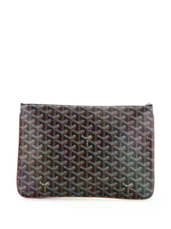 Goyard Senat Zip Coated Canvas Mm Pouch
