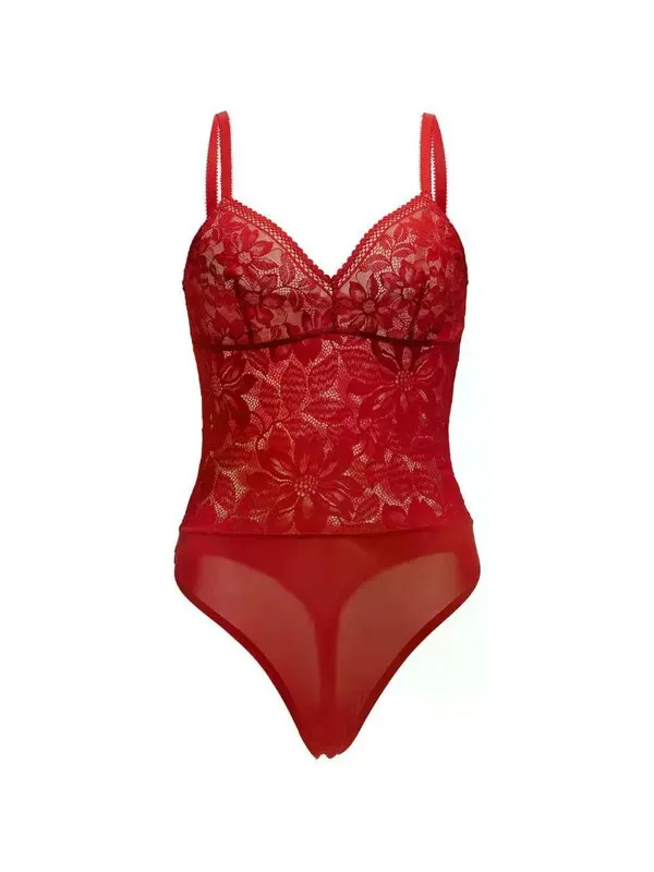 Wolford Floral-lace Bodysuit