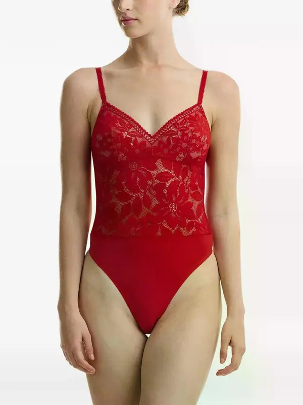 Wolford Floral-lace Bodysuit
