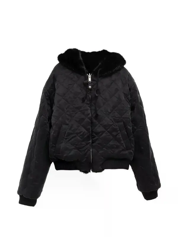 ERL Faux-fur Reversible Quilted Jacket