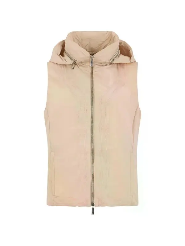 MOORER Embroidered Hooded Vest