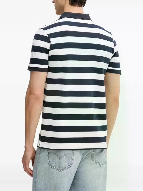 HELLY HANSEN Striped Logo-embroidered Polo Shirt