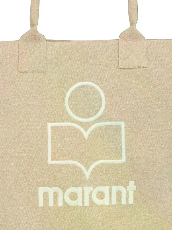 MARANT Logo-embroidered Cotton Tote Bag