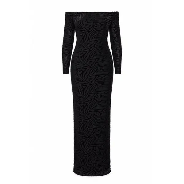 ROSIE BILLINGTON Sahara Off The Shoulder Maxi Dress