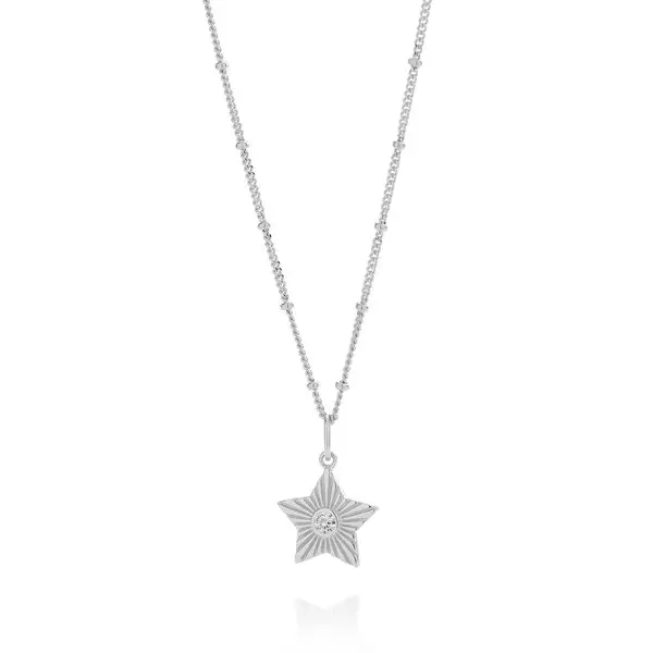 NELLOU JEWELLERY Astrid Star Necklace - Silver
