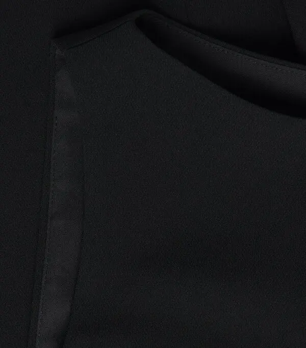Theory Crepe Boat-neck Midi Dress