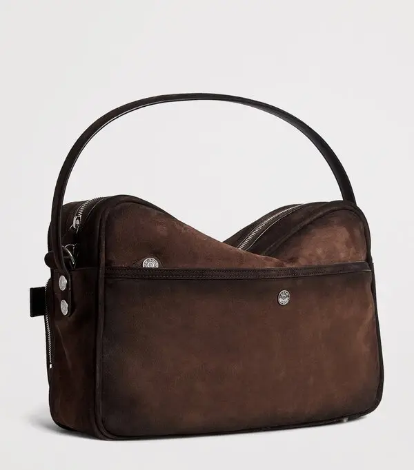 Acne Studios Waxed Leather Camero Party Shoulder Bag