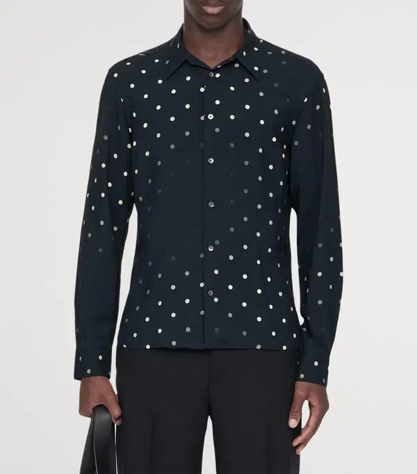 ALLSAINTS Polka Dot Fade Long-sleeve Shirt