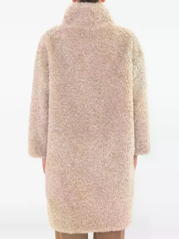 Herno Faux-fur Funnel-neck Coat