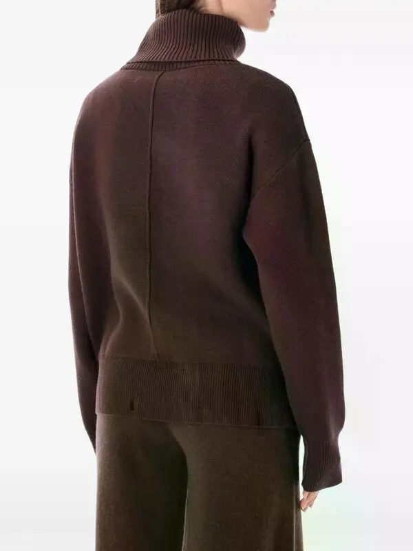 RHEA Roll-neck Drop-shoulder Sweater