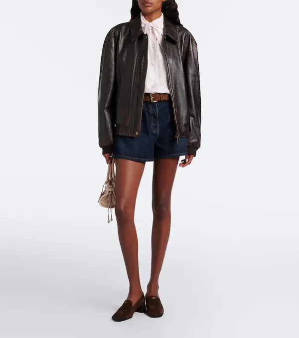 Prada Suede Loafer Pumps