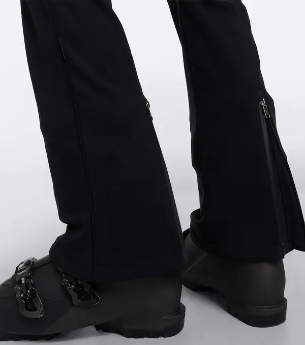 YVES SALOMON Belted Shearling-trimmed Ski Suit