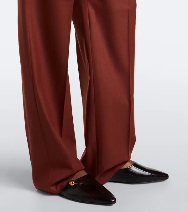 Max Mara Cashmere-blend Straight Pants