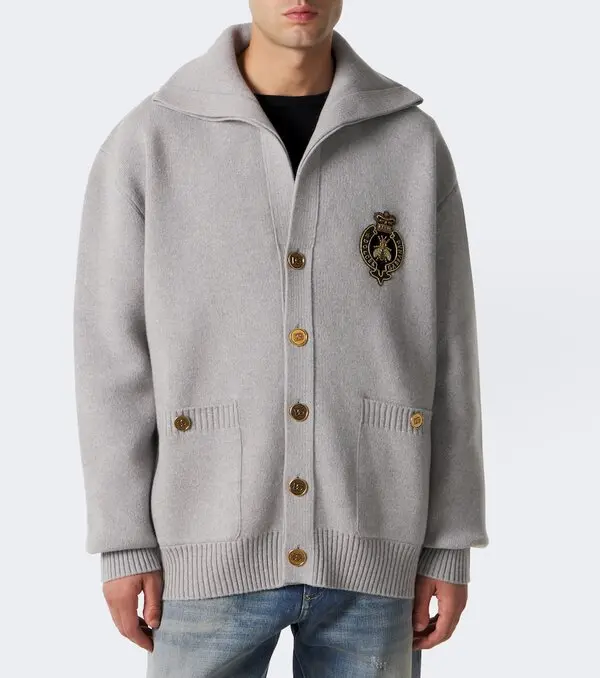 Dolce & Gabbana Logo Virgin Wool Cardigan