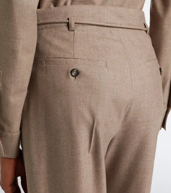 Max Mara Cashmere-blend Straight Pants