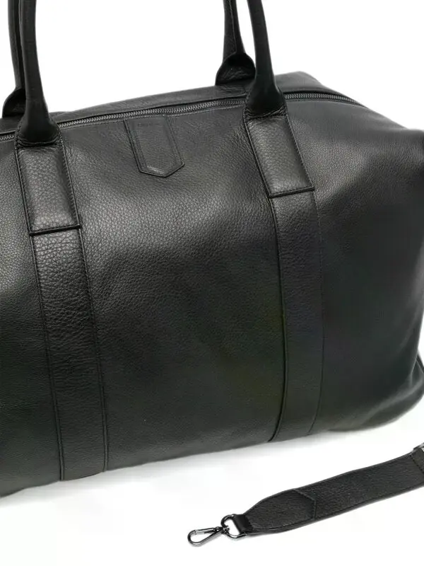Canali Grained Leather Holdall