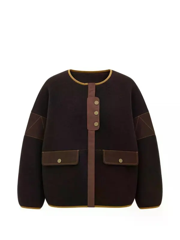 SESSUN Panelled Wool Jacket