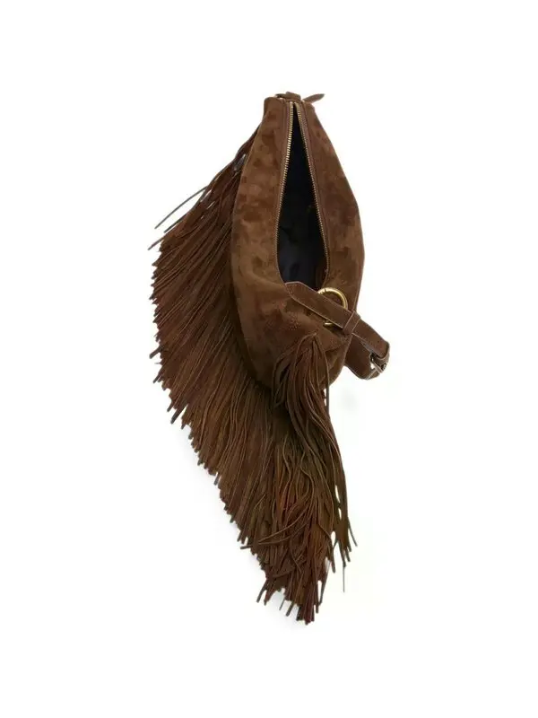 Ash Astrid Fringed Suede Shoulder Bag