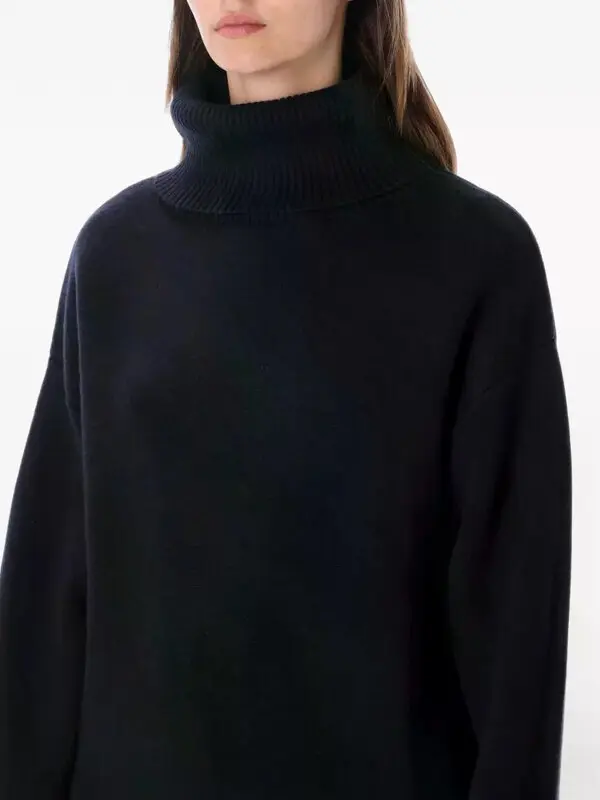 RHEA Roll-neck Drop-shoulder Sweater