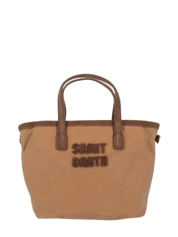 MC2 SAINT BARTH Logo-lettering Tote Bag - Beige