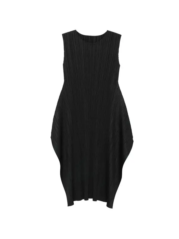 Issey Miyake Pleated Long Dress