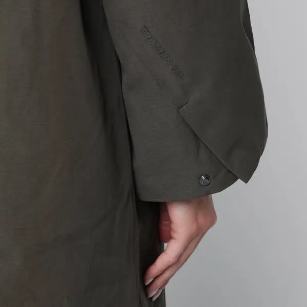 Tretorn Beluga Dawn Coat In Cotton Blend - Grey