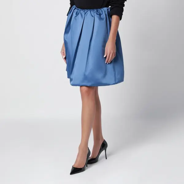 LII Light Balloon Skirt In Satin Fabric