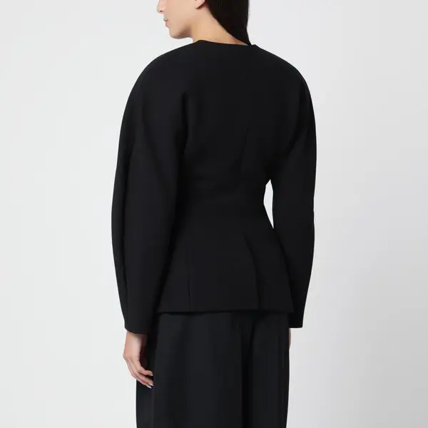 Jacquemus Ovalo Jacket In Viscose Blend