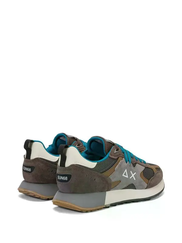 SUN 68 Jaki Panelled Logo-embroidered Sneakers