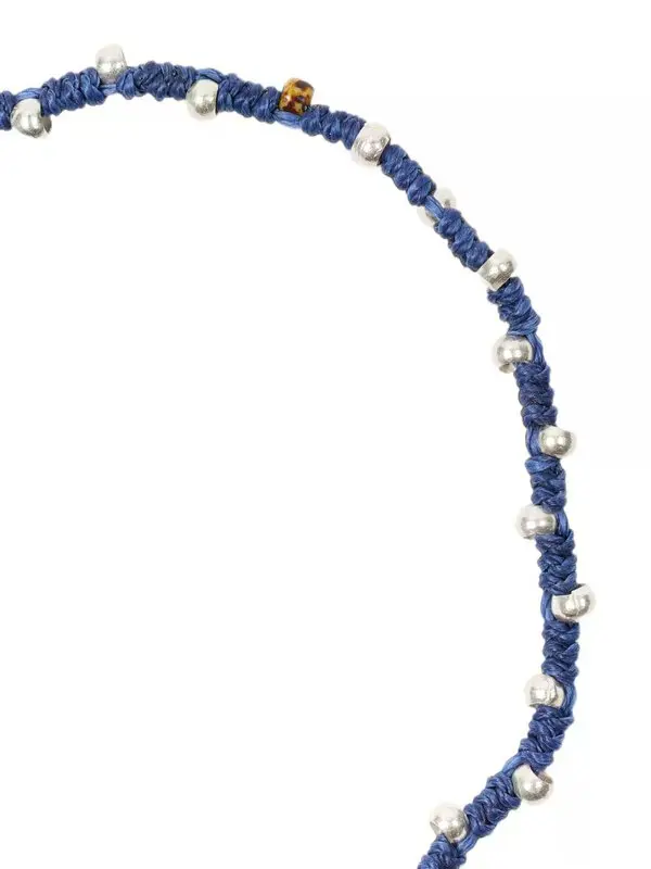 Paul Smith Blue Cord Bead Bracelet