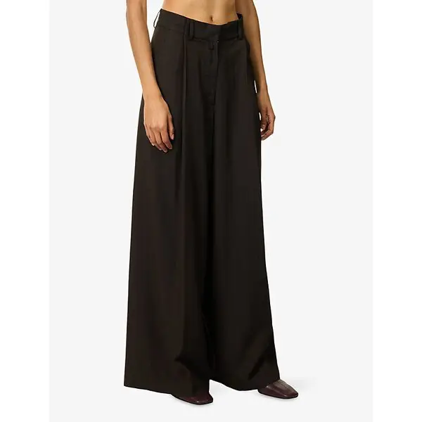 Dries Van Noten Podium Wide-leg Woven Trousers