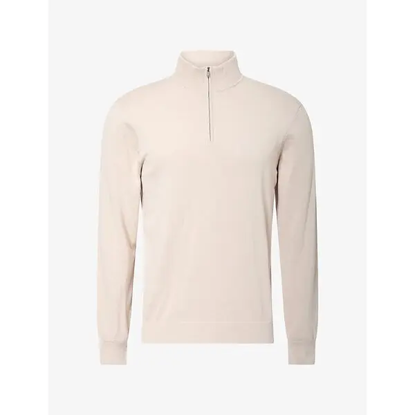 ARNE Half-zip Cotton Knit Jumper