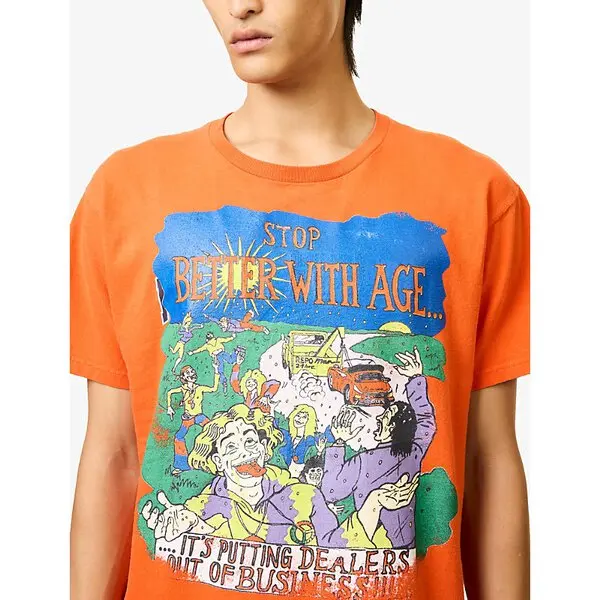 BETTER WITH AGE Ellis Vintage Graphic Cotton T-shirt