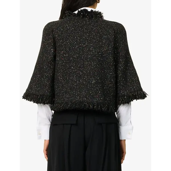 Sacai Tweed Wool-blend Jacket