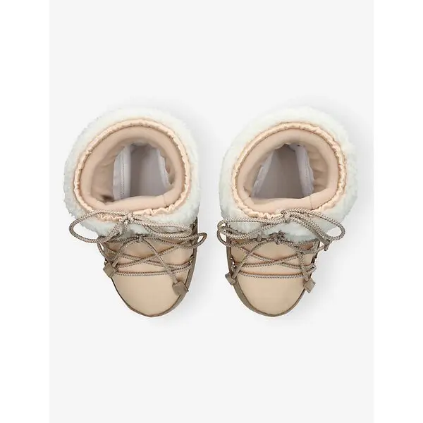 Moon Boot Icon Low Suede And Faux-fur S