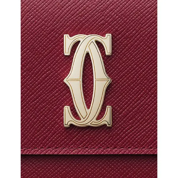 Cartier C De Leather Wallet - Red